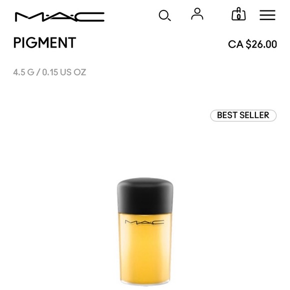 MAC Cosmetics | Makeup | Mac Pigment Powder Golden Lemon | Poshmark